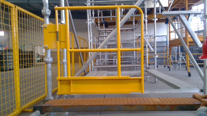 China Custom Expandable Scaffolding Gate 900mm -1300mm Manufacturers ...